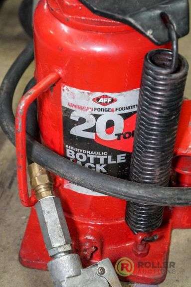 AFF 20-Ton Pneumatic Bottle Jack - Roller Auctions