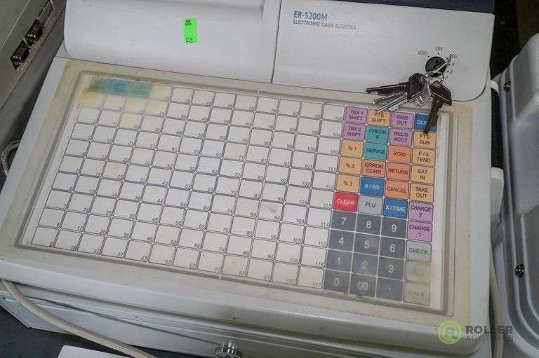 Sam4S ER-5200M Electric Cash Register - Roller Auctions