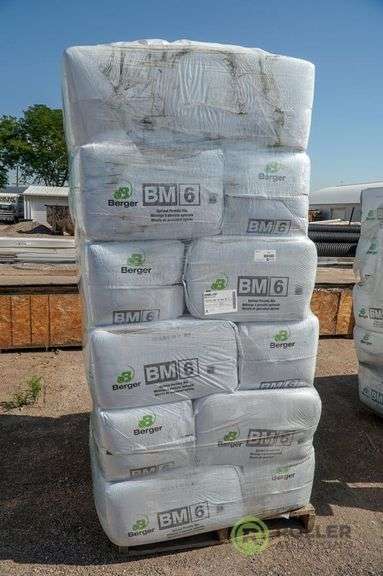 (30) Bags Of Berger BM6 Optimal Porosity Mix - Roller Auction