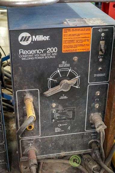 Miller Regency 200 DC Arc Welding Power Source, Miller XR Extended ...