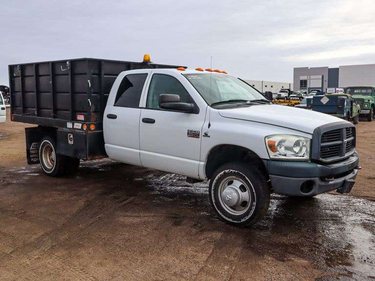 2010 Dodge Ram 3500 4WD Quad Cab Dump Truck - Roller Auctions
