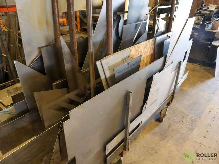 Assorted Steel Inventory With (3) Carts - Roller Auctions