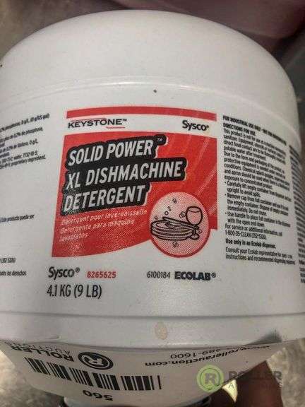 Keystone Solid Power XL Dish Machine Detergent - Roller Auctions