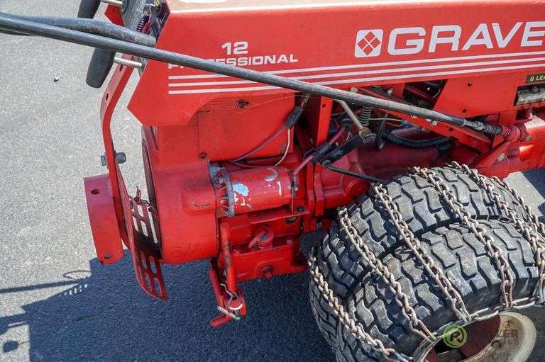 Gravely Professional 12S Walk Behind Tractor, Gas, 4' Plow Attachment ...