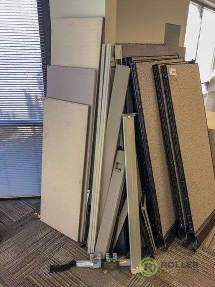 (14) Cubicle Dividers & Assorted Cubicle Parts - Roller Auctions