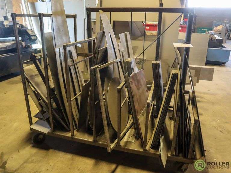 Assorted Steel Inventory With (3) Carts - Roller Auctions