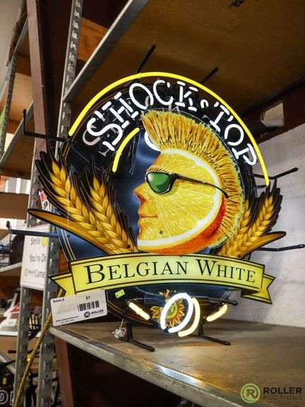 Shock Top Neon Sign, 28" x 26" - Roller Auctions