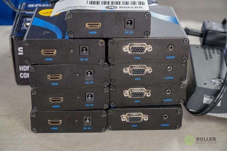(5) Sabrent DA-HDVG Video Converters and Cisco ATA186 Analog Telephone ...