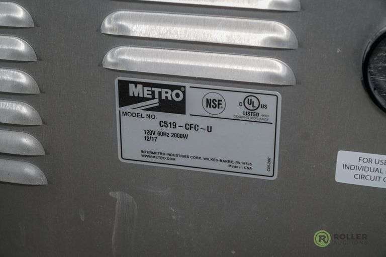 Metro C519-CFC-U Full Size Proofing Cabinet - Roller Auctions