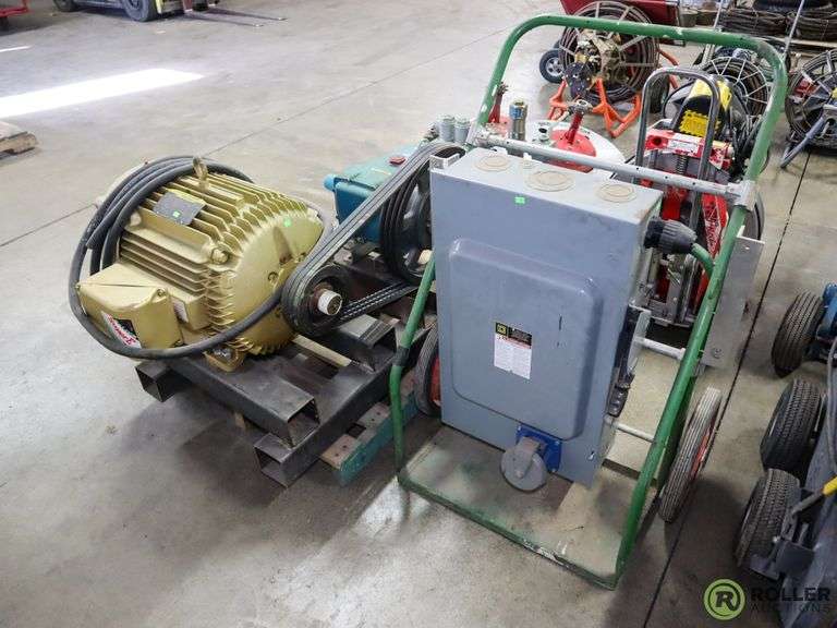 Pressure Washer and Safety Switch, Cat Pumps 3520 Pump, Baldor Super-E ...