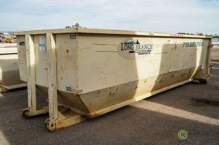 Wastequip 30-Yard Roll-Off Container, Cable Type - Roller Auctions