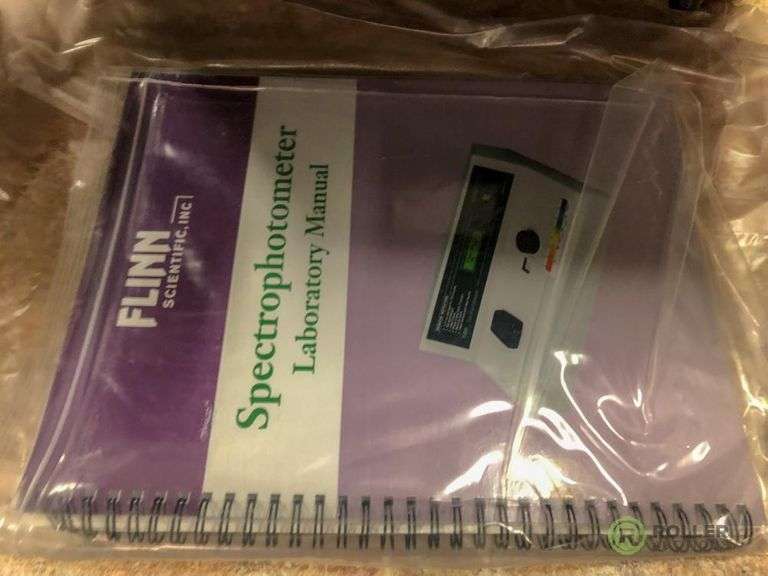 Flinn Scientific Inc Spectrophotometer and (4) Boxes of Test Tubes ...