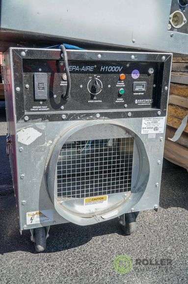 (3) Abatement Technologies Negative Air Machines - Roller Auctions