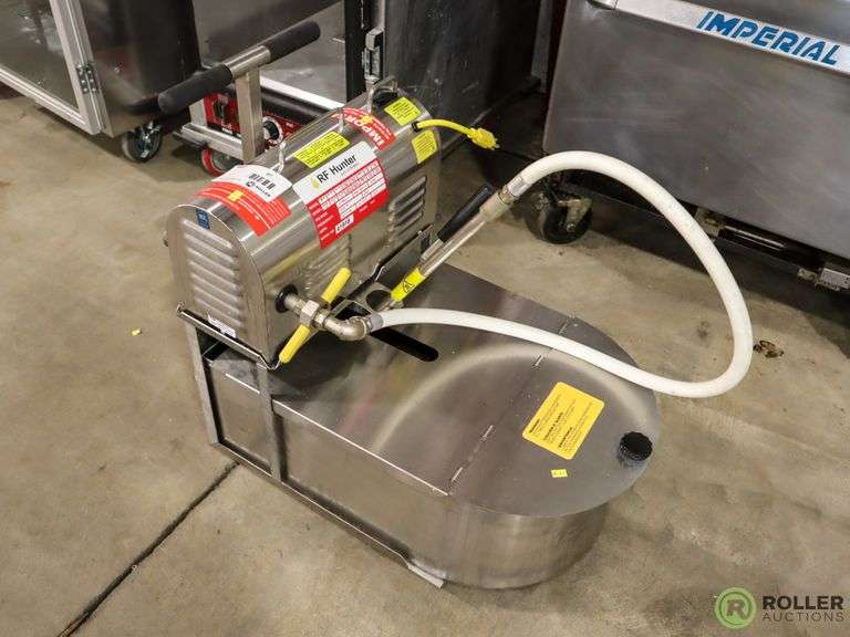 R.F. Hunter Fryer Filtrator, 80 Lbs. Capacity - Roller Auctions