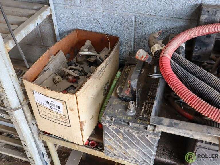 (2) Battery Racks With Batteries - Roller Auction