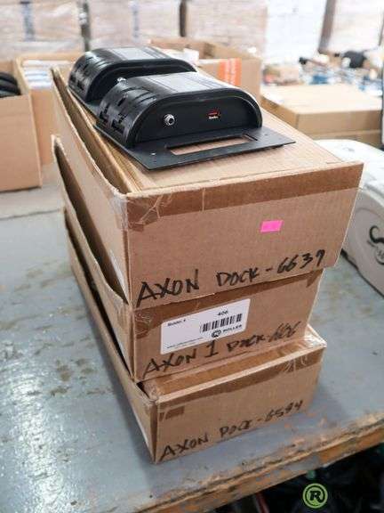 (3) Axon 7400 6-Bay Docking Stations - Roller Auctions