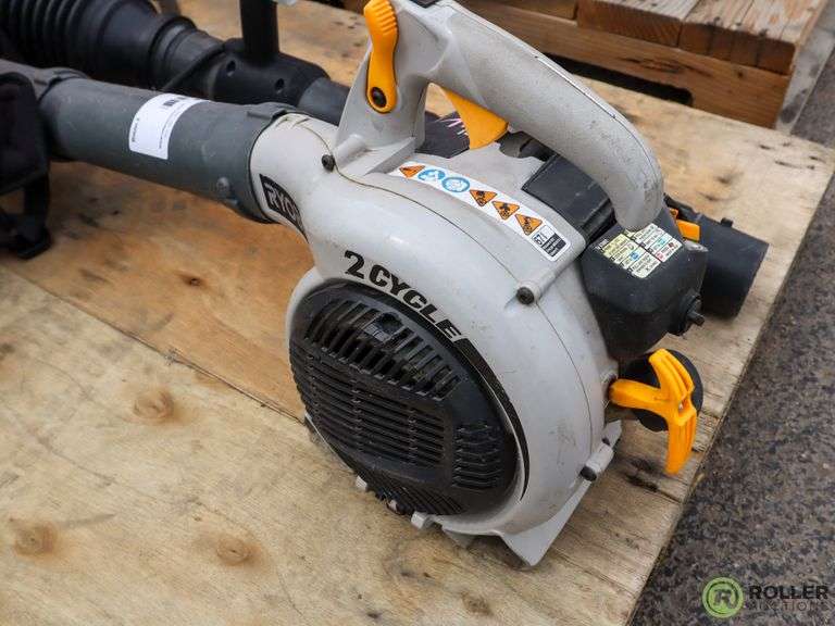 (3) Ryobi Gas Blowers (Inoperable) - Roller Auctions