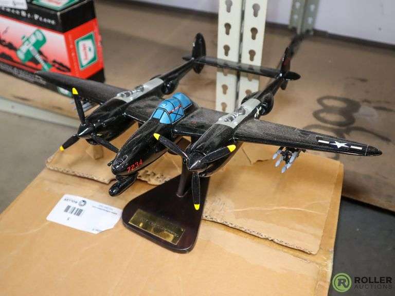 Daron Wood P-38M Night Lightning Model - Roller Auctions
