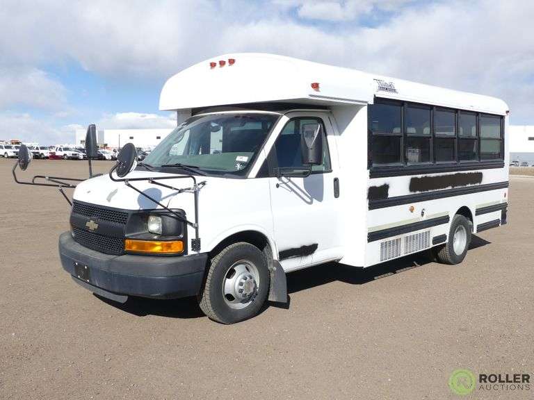 2011 Chevrolet Express 3500 Thomas Built RWD 14-Passenger School Bus ...