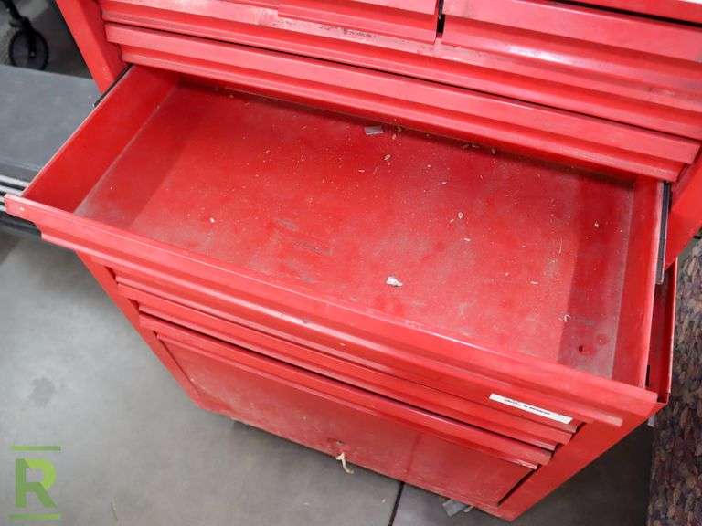 Waterloo All American Toolbox, 6-Drawer Top Chest, 3-Drawer Rolling ...