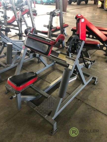 Flex Leverage L1003 Bicep Curl Plate Loaded Machine - Roller Auctions