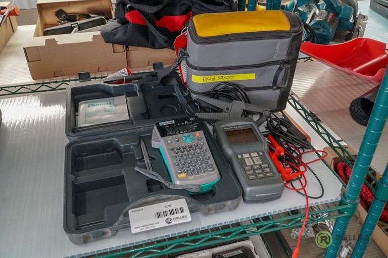 Panduit LS7 Printer and Fluke 41B Power Harmonics Analyzer - Roller ...