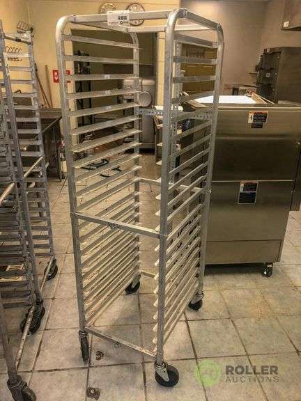 Full Size Sheet Pan Rack on Casters - Roller Auctions