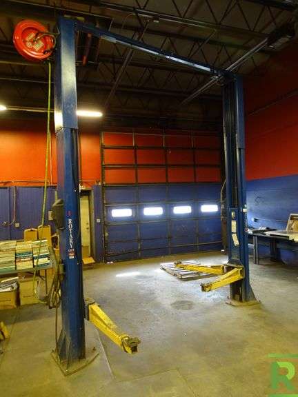 Rotary Lifts SPO12-10 12,000-Lb Capacity 2-Post Lift With Hose Reel ...