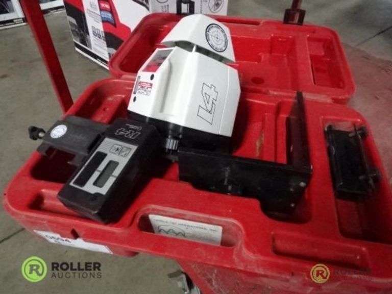 Pro Shot L4 Laser Level With R4 Detector With Case - Roller Auctions