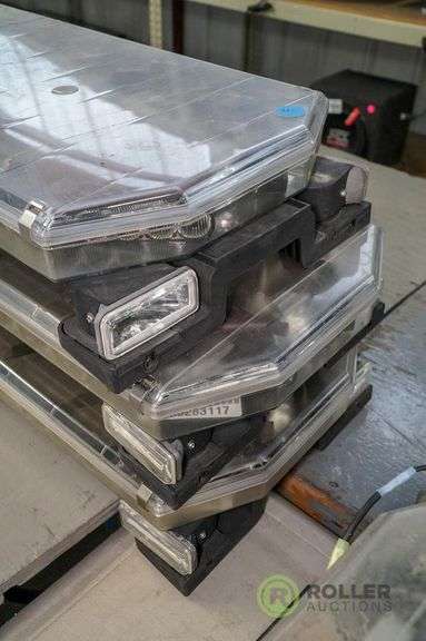 (3) Code 3 21TR Light Bars With Controls - Roller Auctions