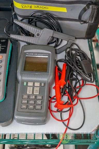 Panduit LS7 Printer and Fluke 41B Power Harmonics Analyzer - Roller ...