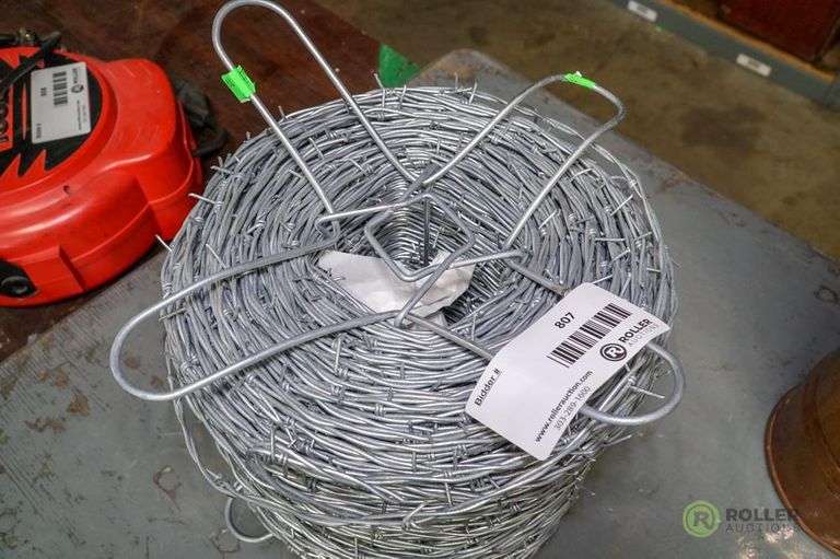 Spool of Barbed Wire - Roller Auctions