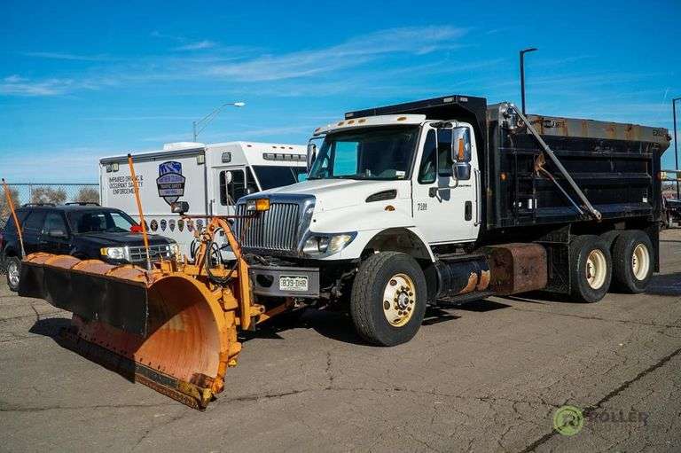 2006 INTERNATIONAL 7500 T/A DUMP TRUCK, HT570 Diesel, Automatic, Rubber ...