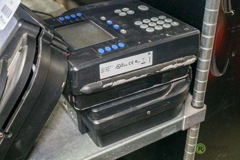  3 Kronos 4500 Time Clocks Roller Auctions