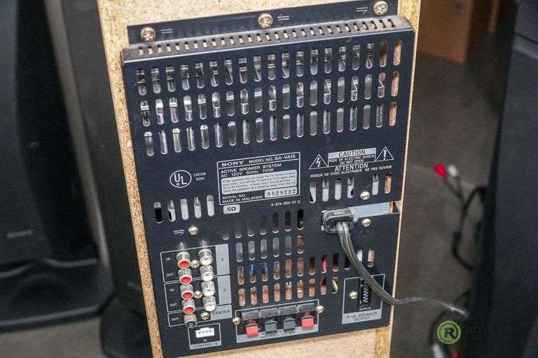 (2) Sony SA-VA15 Home Theater Speaker Systems - Roller Auctions