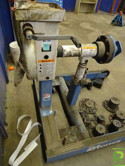 SPX OTC The Revolver Diesel Engine Stand - Roller Auctions