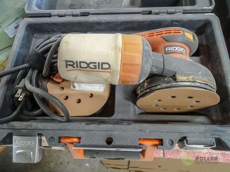 Ridgid R2600 Random Orbit Sander With Case - Roller Auctions