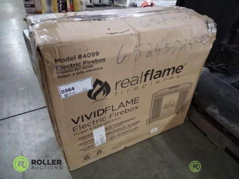 Real Flame 4099 Electric Firebox - Roller Auctions