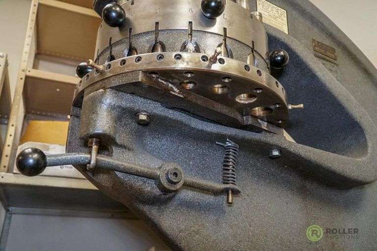 Rotex 18-A Turret Punch with Stand on Casters - Roller Auctions
