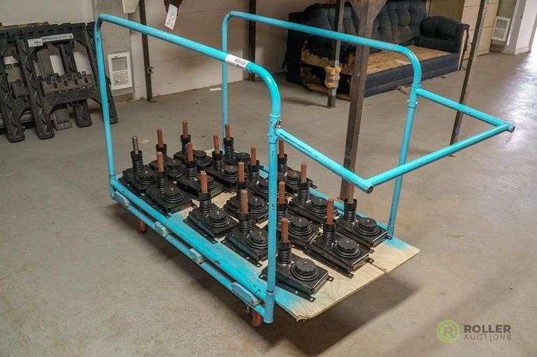 Flatbed Cart With Side Rails And (17) Office Chair Spring Bases ...