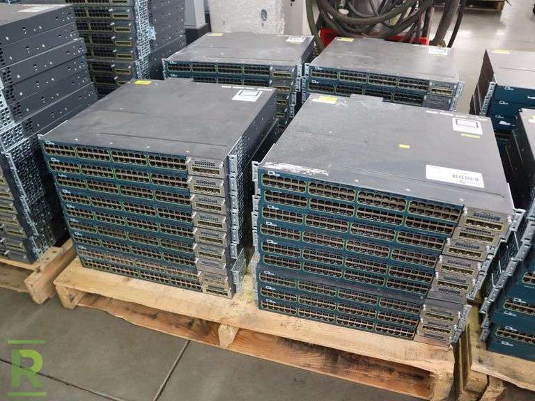Pallet of Cisco Switches, Catalyst 3560-X Series POE+ - Roller Auctions