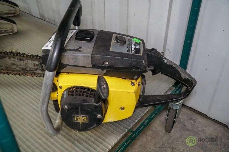 McCulloch Super Pro 81 Chainsaw, 20in, Inoperable - Roller Auctions