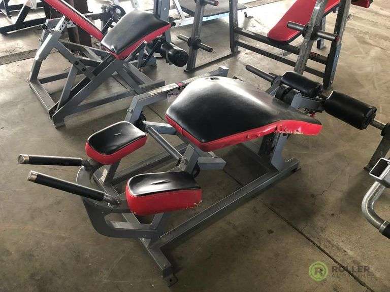 Flex Leverage Leg Curl Plate Loaded Machine - Roller Auctions