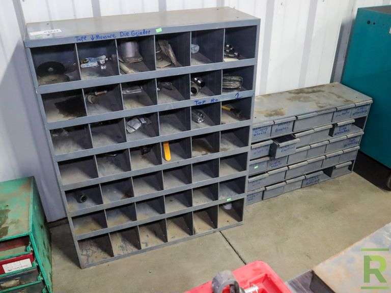 42-Bin Parts Sorting Bin and 30-Bin Part Sorter - Roller Auctions