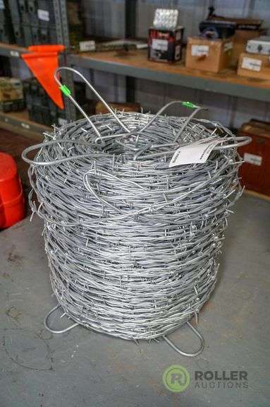 Spool of Barbed Wire - Roller Auctions