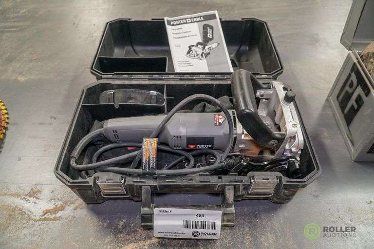 Porter Cable 557 Plate Jointer - Roller Auctions