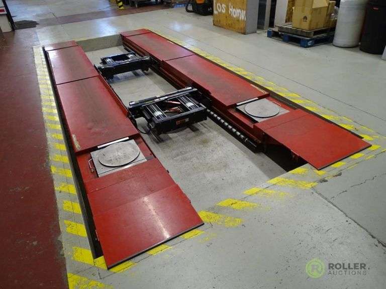 Hunter RX9L-PS9K Wheel Alignment Inground 9,000 Lb. Scisor Lift Rack ...