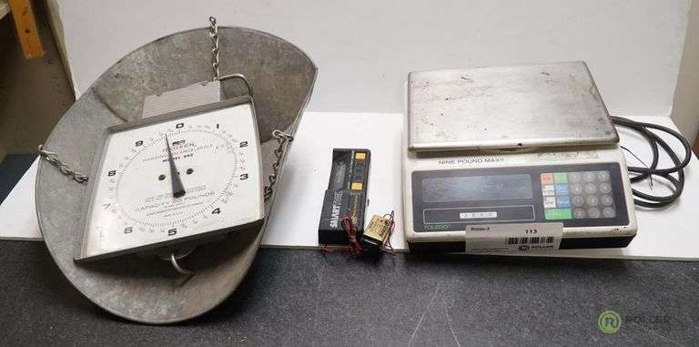 Toledo 8188 Electric Scale and Hanson 842 Hanging Scale - Roller Auctions