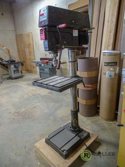 Dayton 5PHC4 20in Floor Drill Press, 1 1/2 Hp, 1725 RPM, 16-Spindle ...