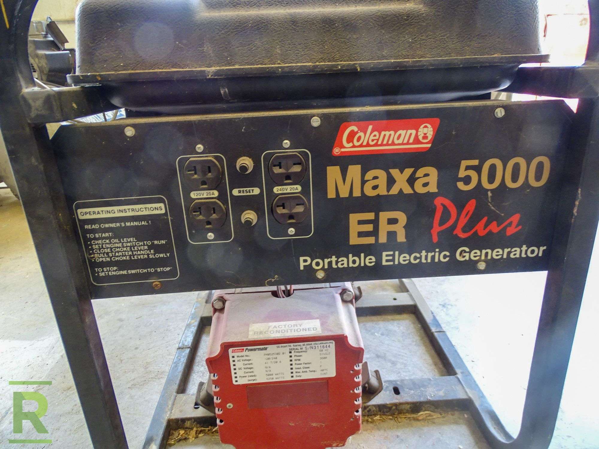 Coleman Powermate 5000 Generator Troubleshooting